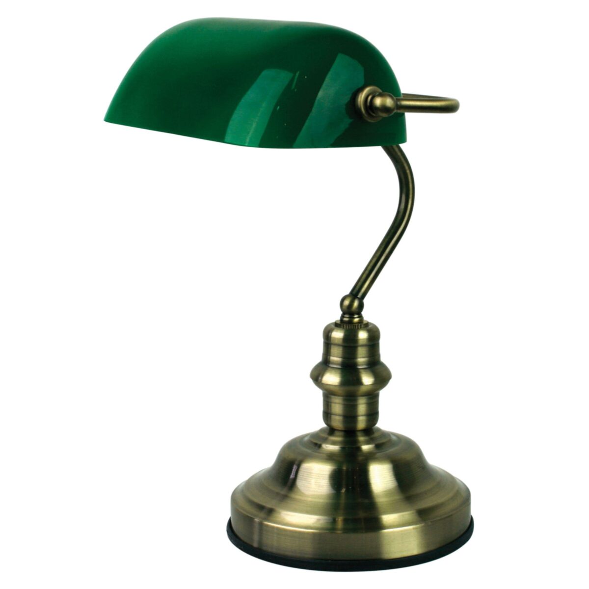 Bankers Antique Brass Table Lamp - Rovert Lighting