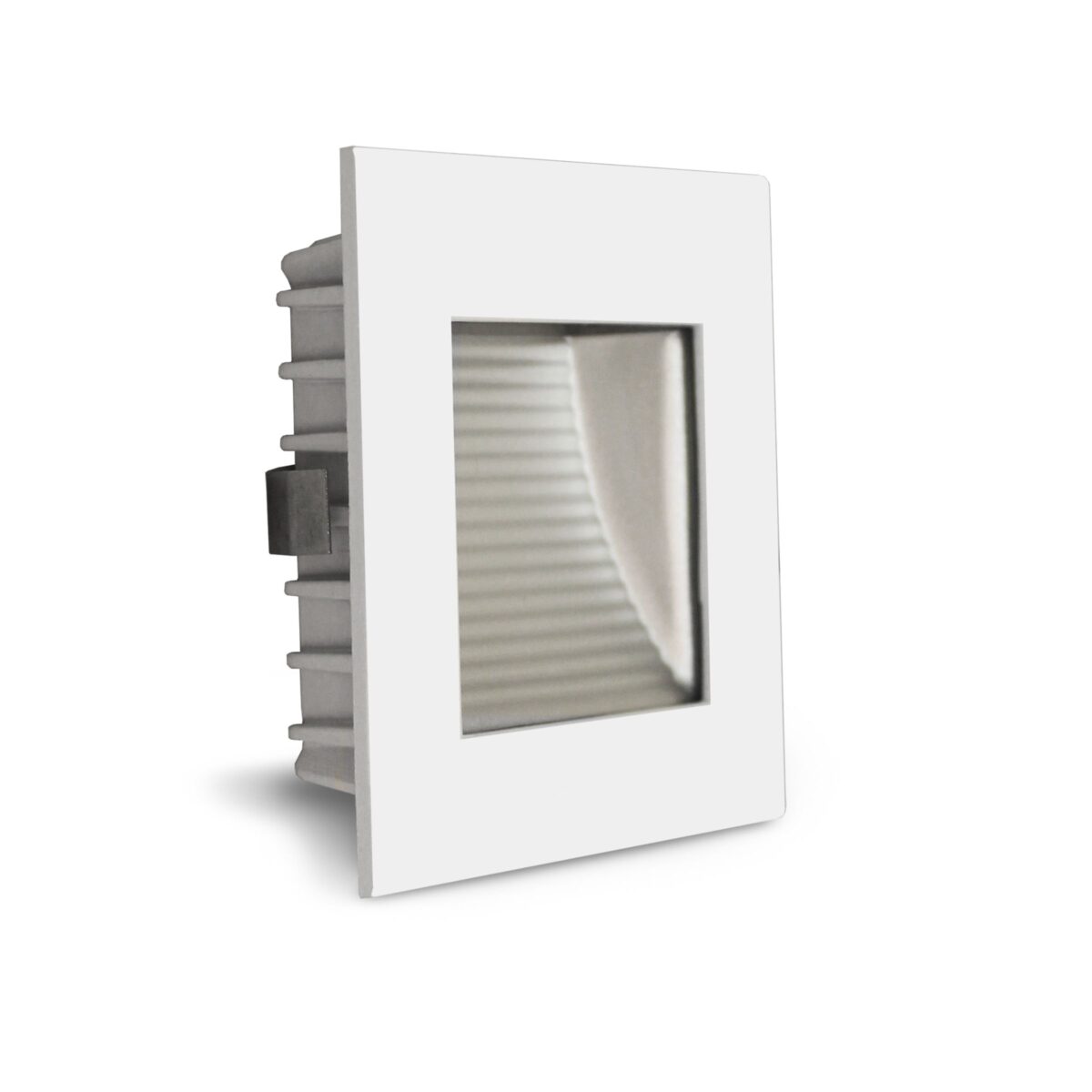 2W LED Square Opal Lens Recessed Step Light - Rovert Lighting