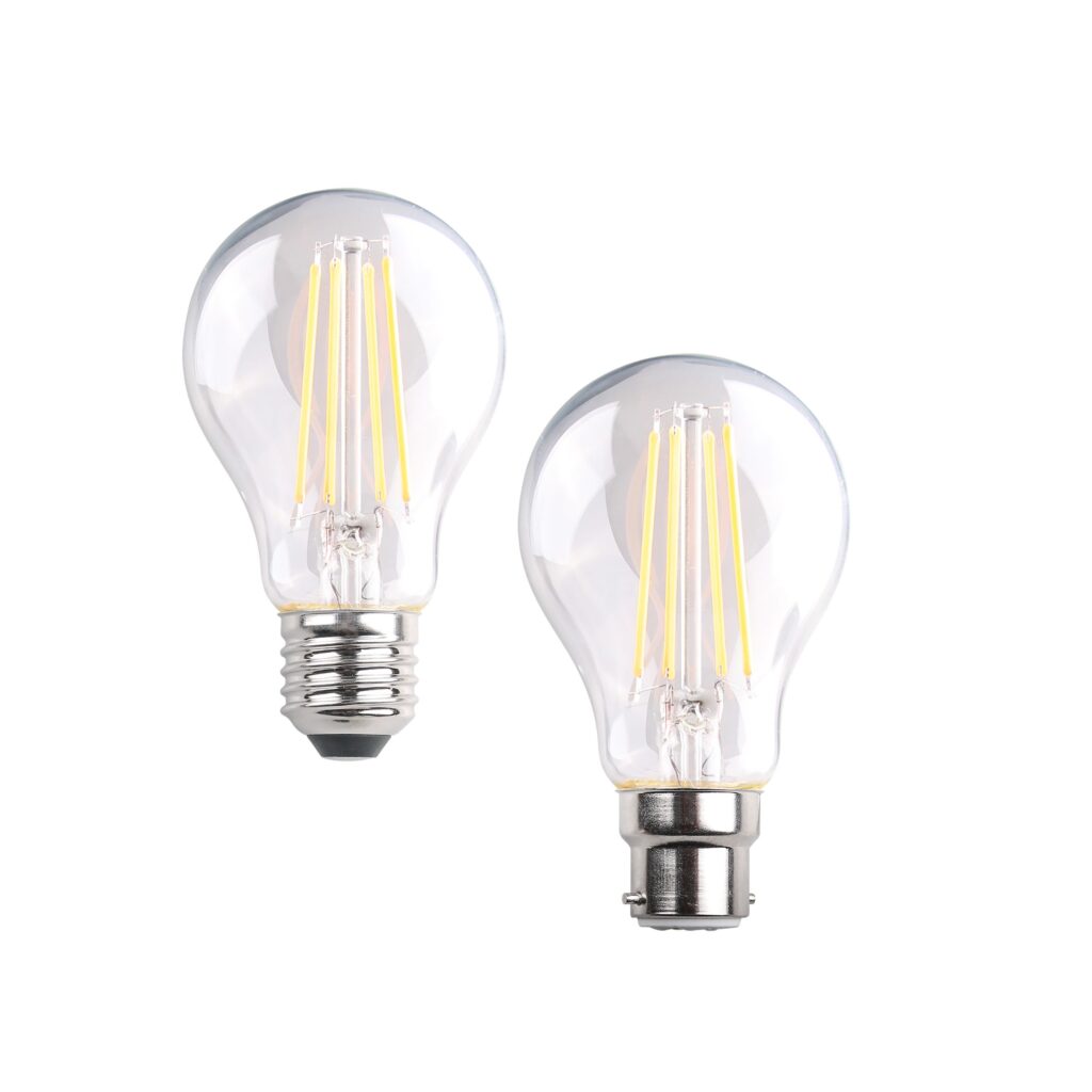 LED 7W Dimmable Clear Filament GLS Globe - Rovert Lighting