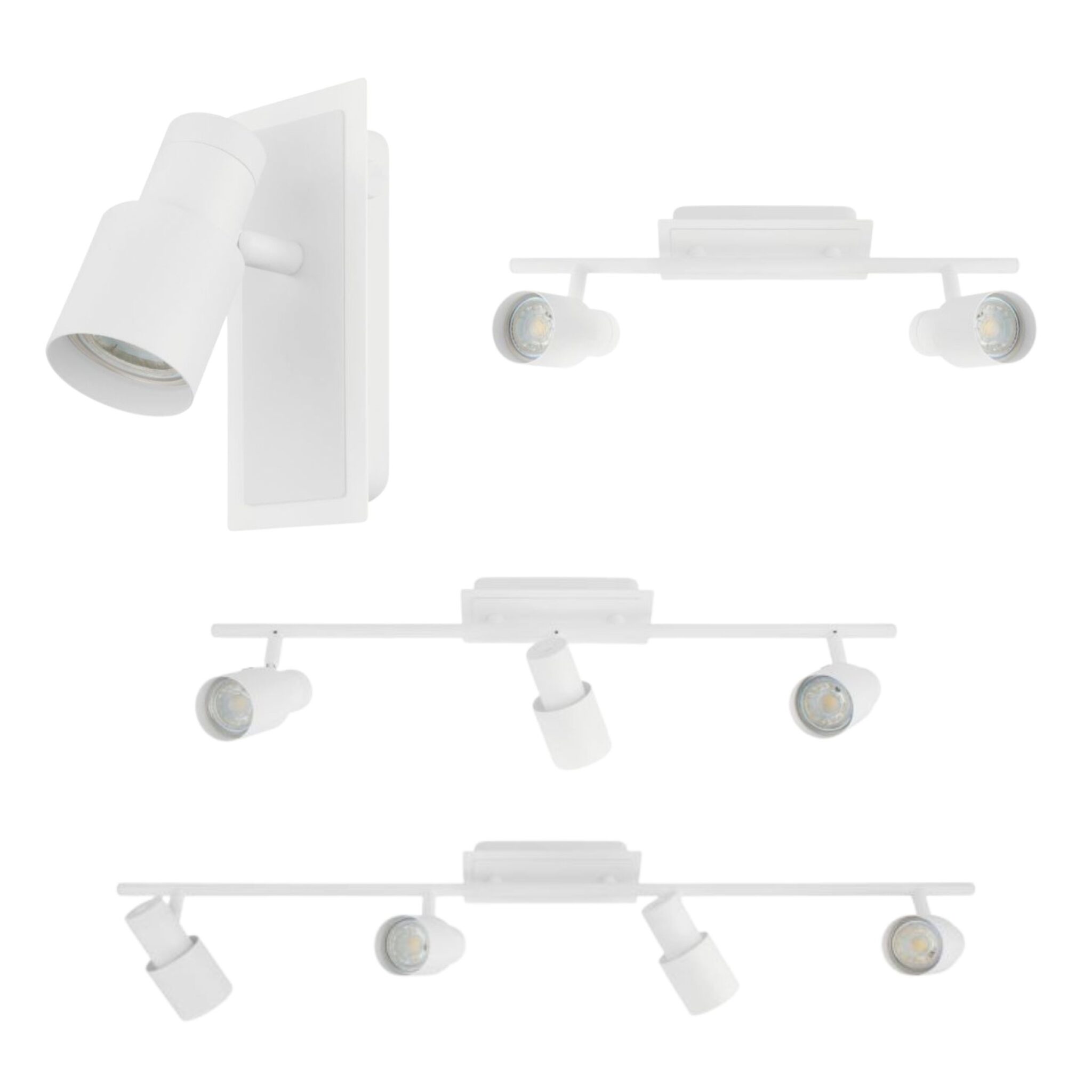 Davida 2 White LED Spotlight - Rovert Lighting