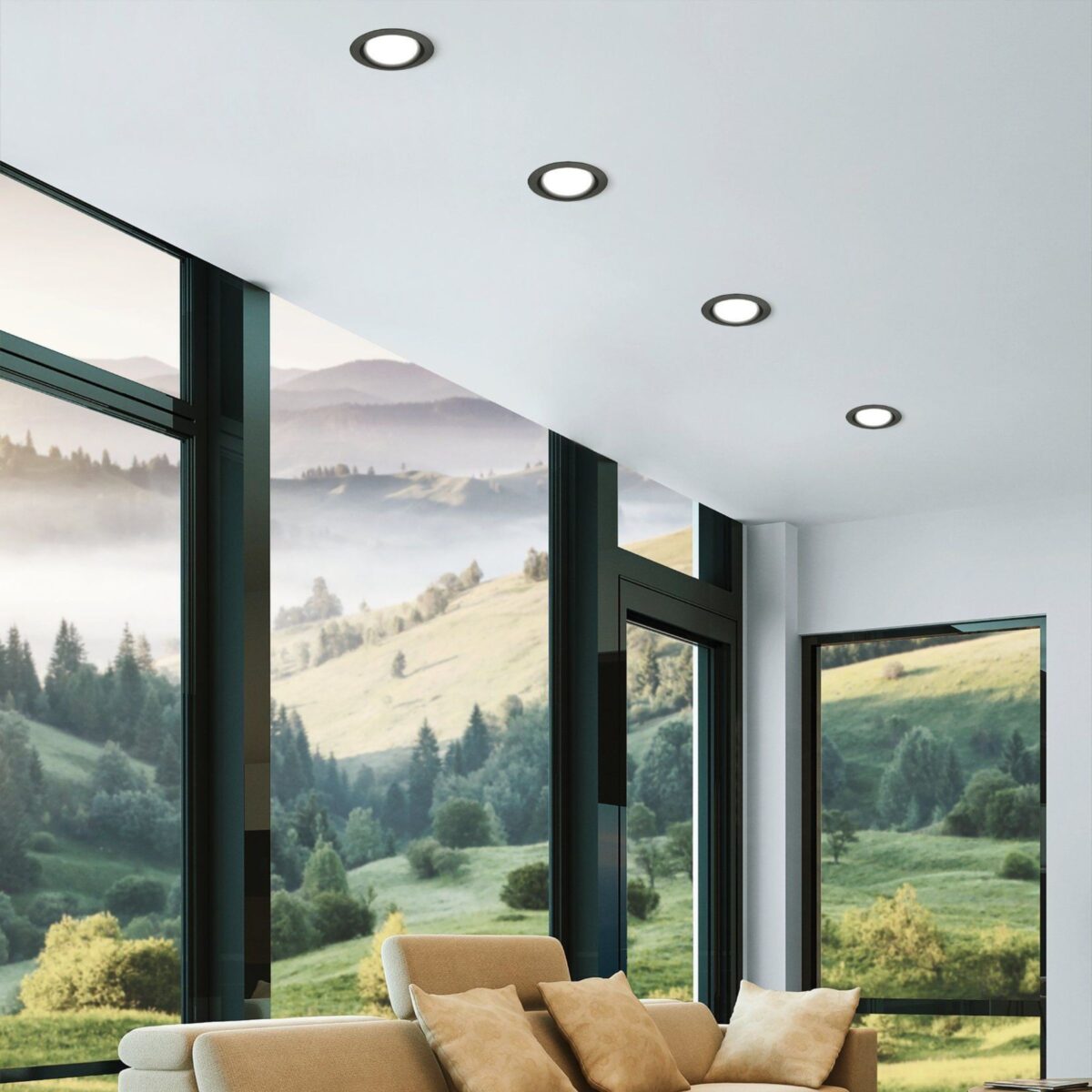 Roystar Gimbal Recessed Downlight Trim - Rovert Lighting