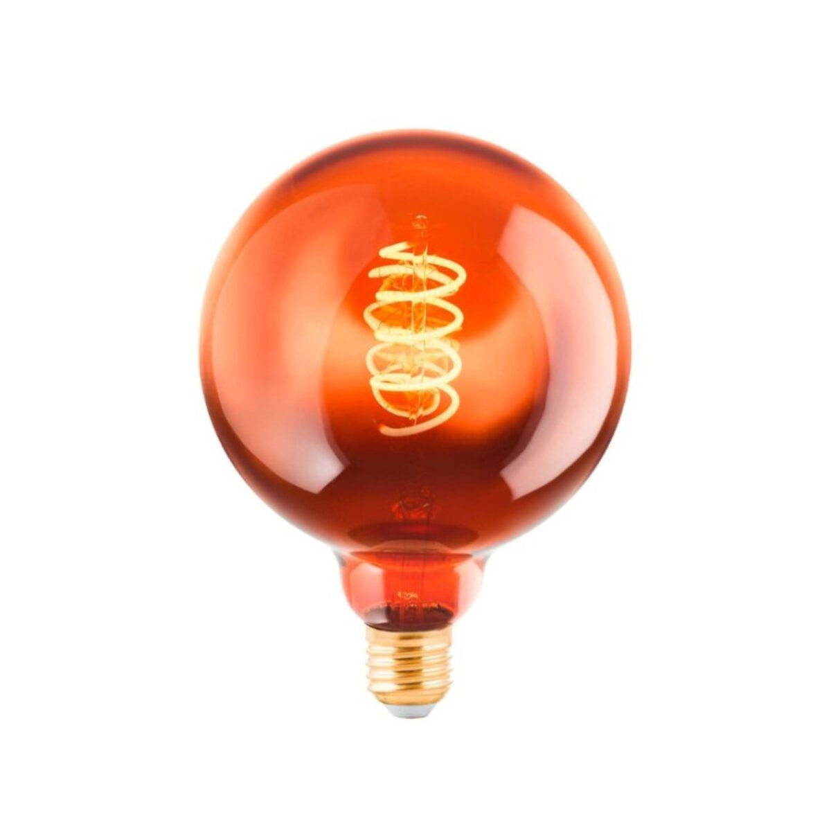 LED 4W E27 Transparent Copper Globe - Rovert Lighting