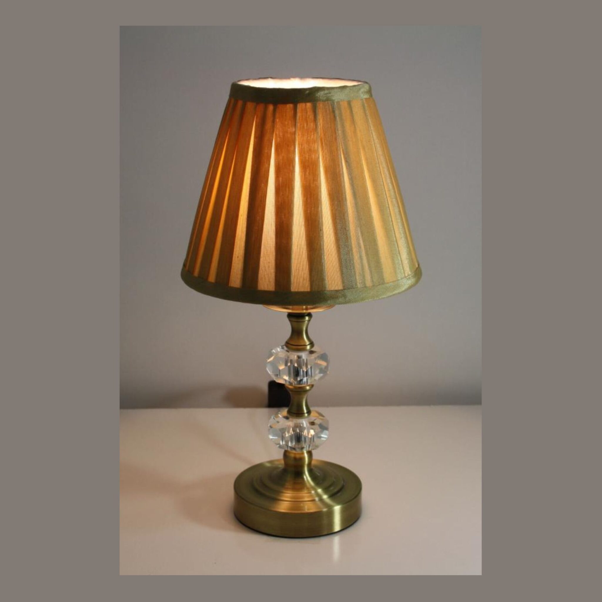 Antique Brass Touch Table Lamp - Rovert Lighting